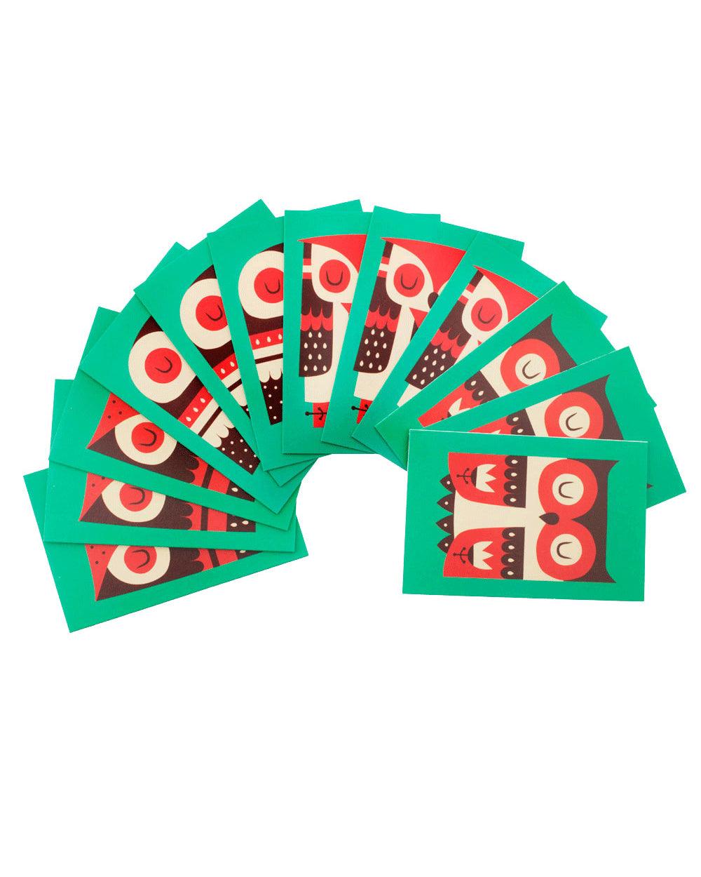 Celebration Owl Gift Tags - Set of 12