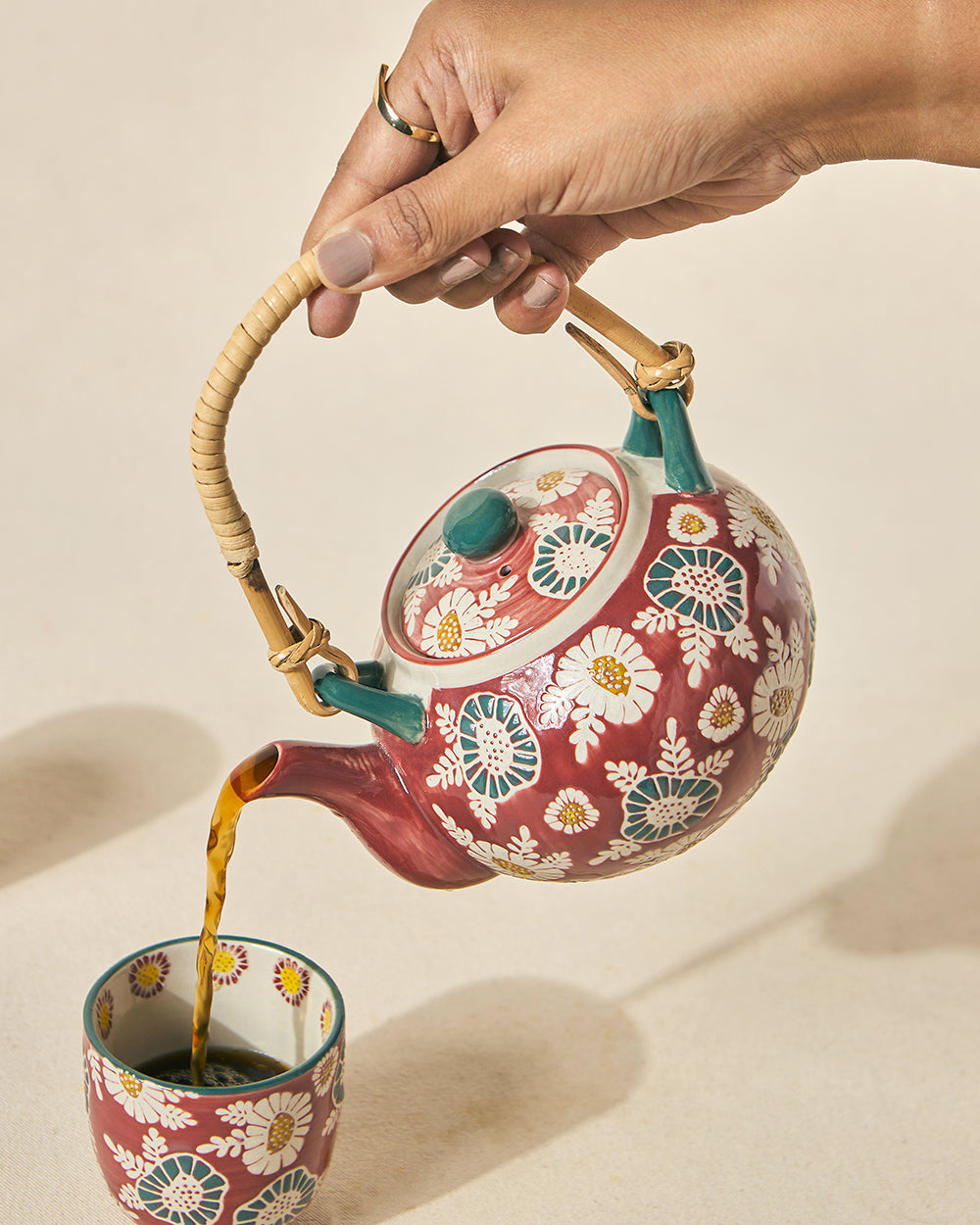 Wildflower Tea Kettle, 650ml | Lost in Paradise