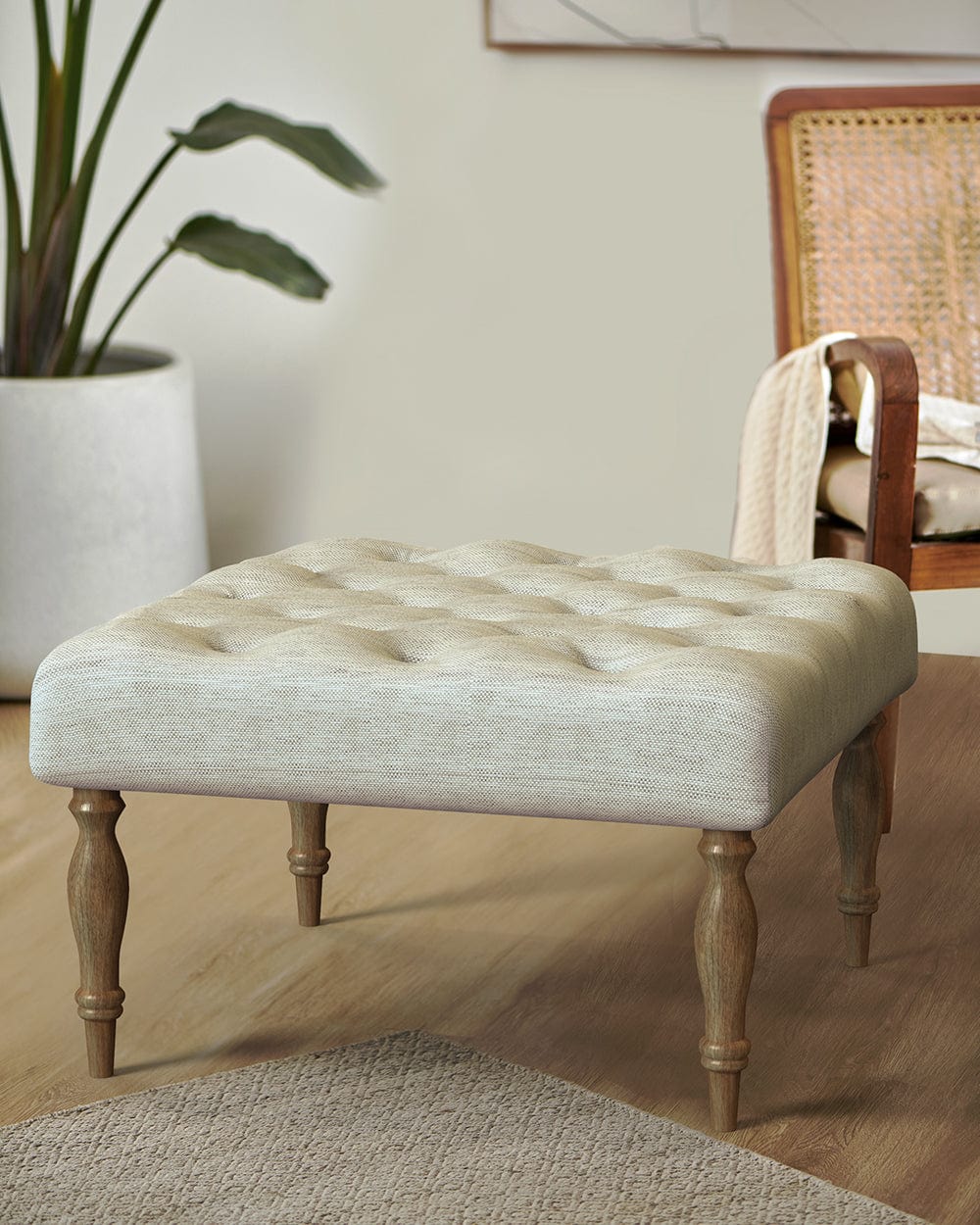 English Ottoman - Srilanka Ivory