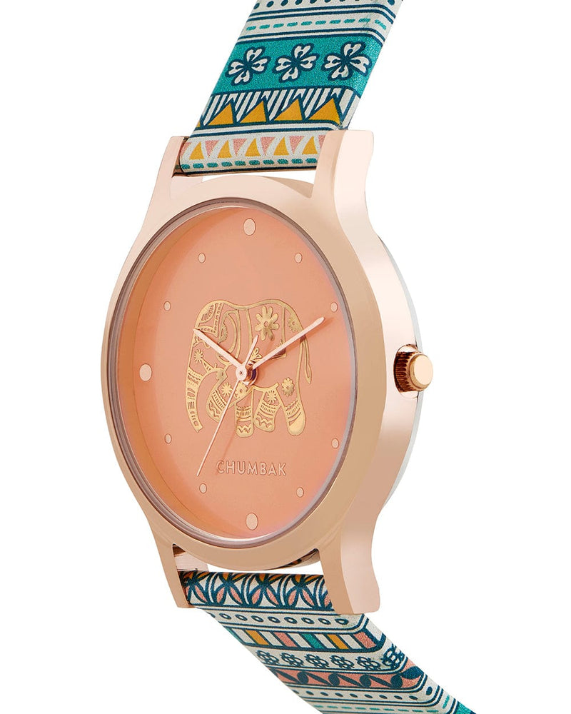 TEAL by Chumbak Carnival Elephant Watch-Meroon at ₹ 1,675